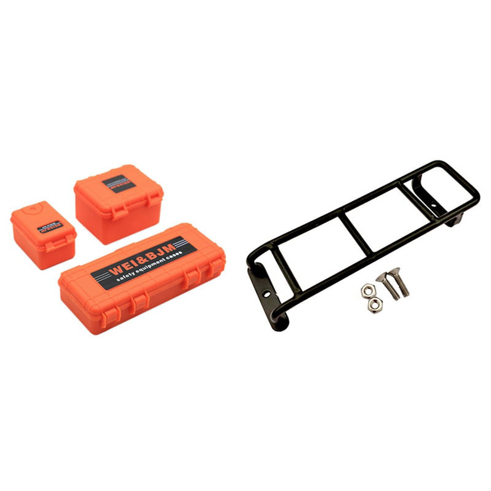 2 Set RC Car Part: 1 Set Plastic Rc Car Storage Box Decoration Tool & 1 ...