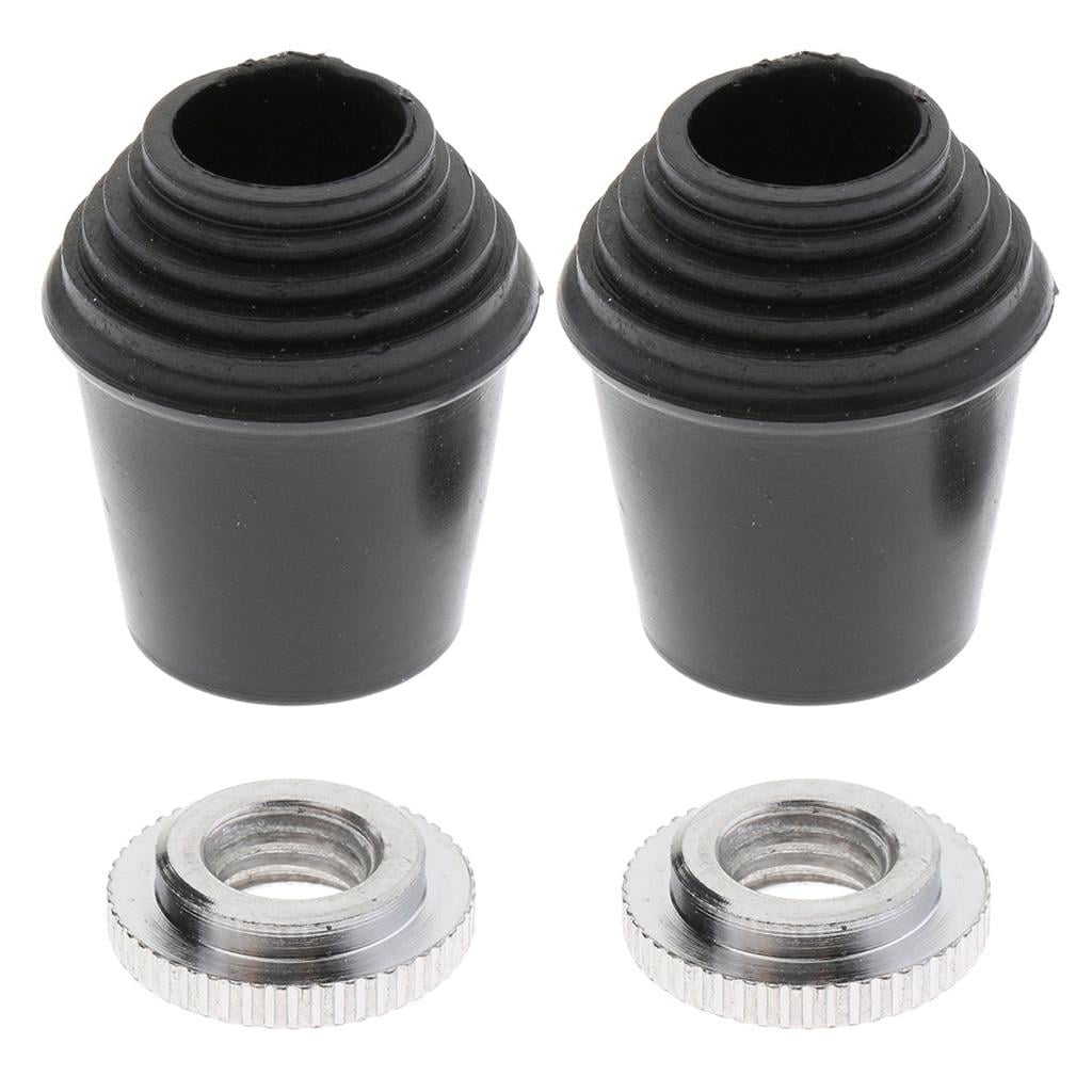 2 Set Replacement Rubber Feet for Floor Tom Leg Musical Instrument ...