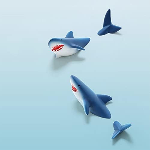 2 Set of Shark Fridge Magnets, Cute Shark Refrigerator Magnets, Ocean ...