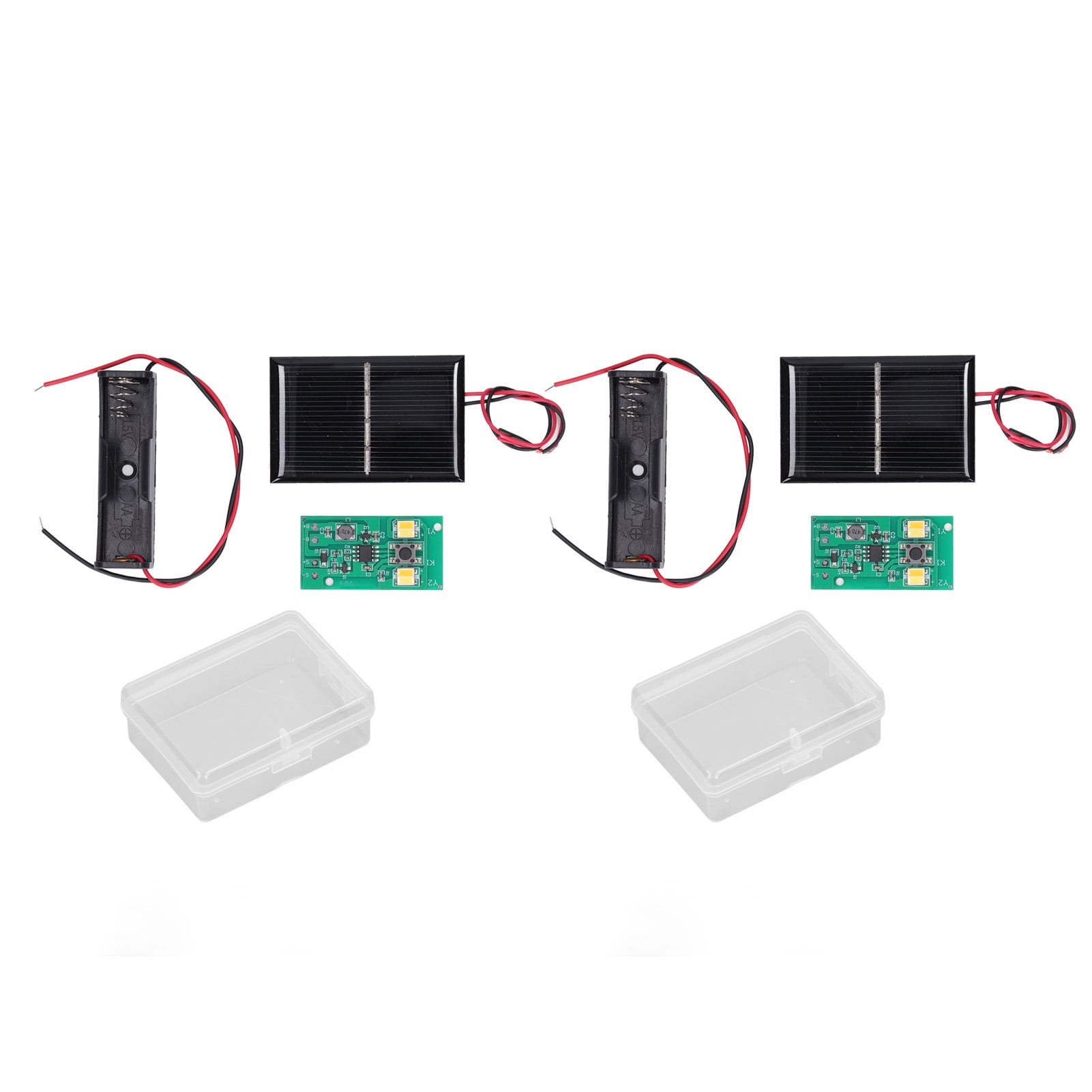 2 Set Solar Light Control Panel High Drive Efficiency Solar Lamp ...