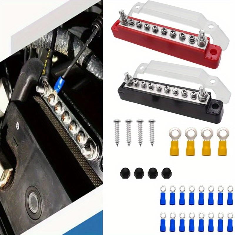 2 Set Terminal Blocks, Screw Terminal Screws, Power Distribution Block ...