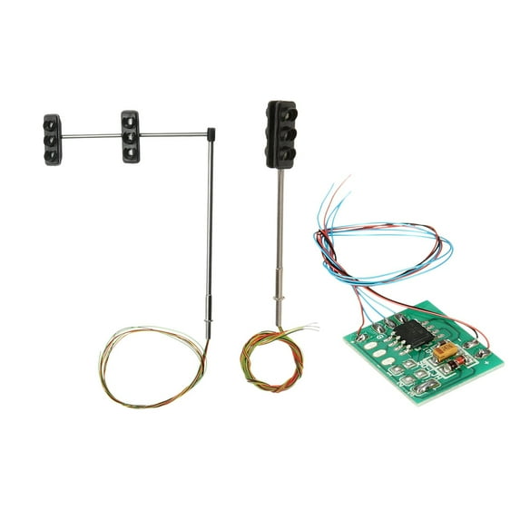 2 Set Traffic Light Signal: 1 Set Traffic Light for Diy Sand Table ...