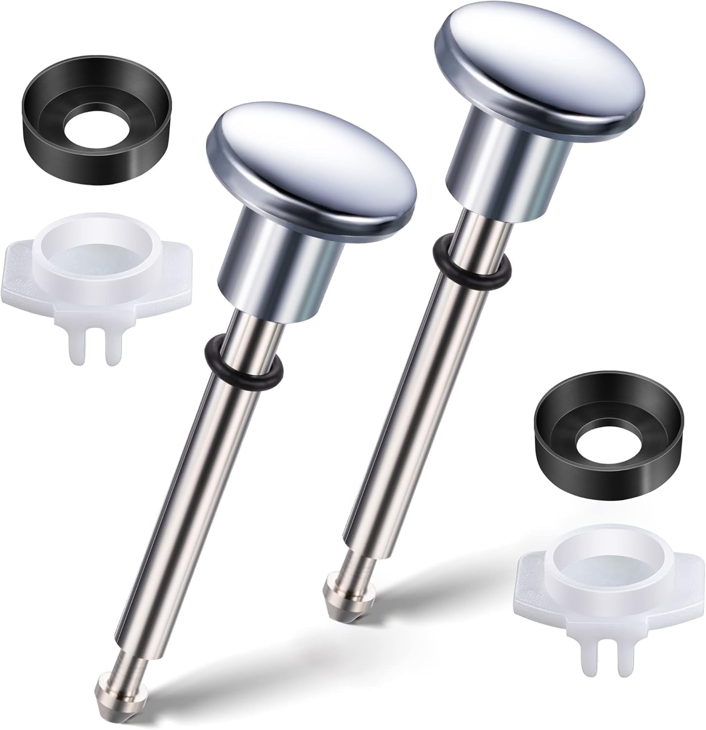 JOWNEEL Tub Spout Diverter Repair Kit, Includes 2 Diverter Stems, Gates ...