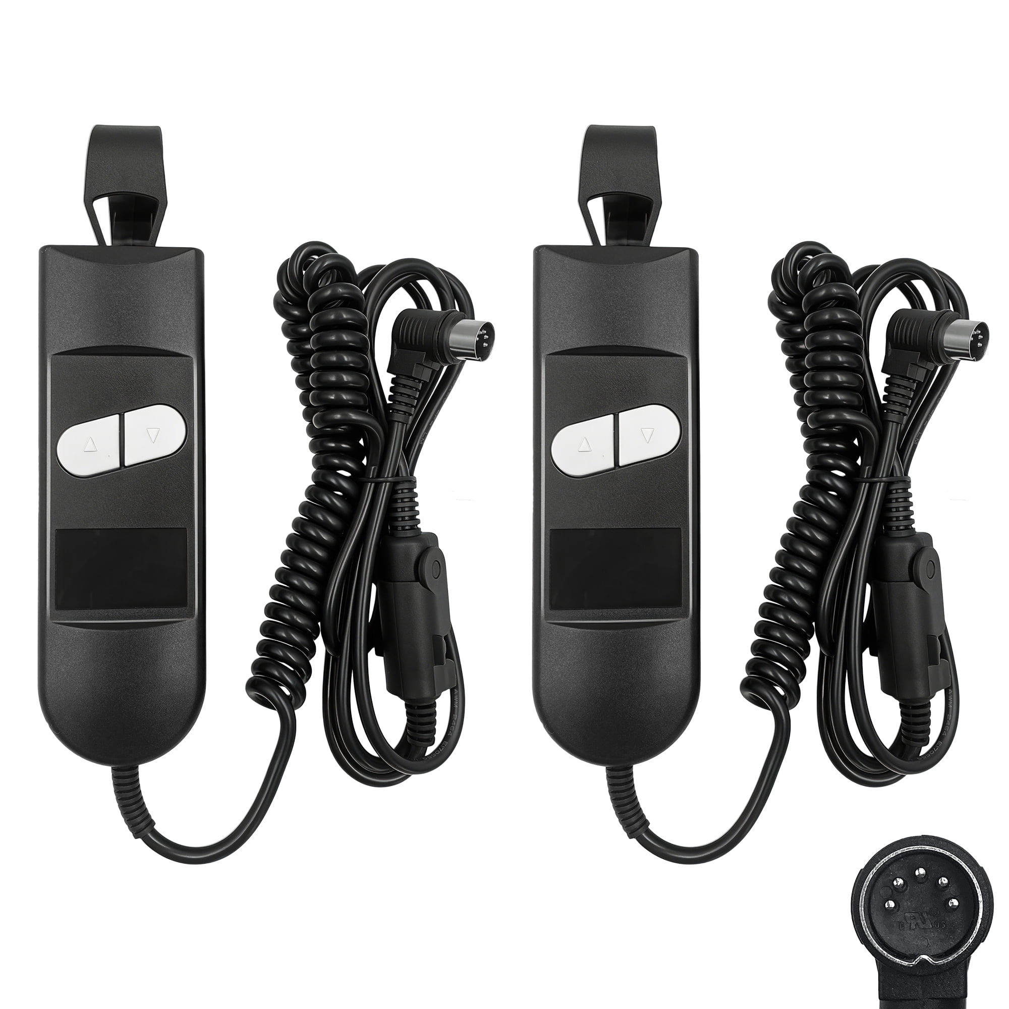 2 Set Universal 2 Button 5 Pin Remote Hand Control Handset Replacement ...