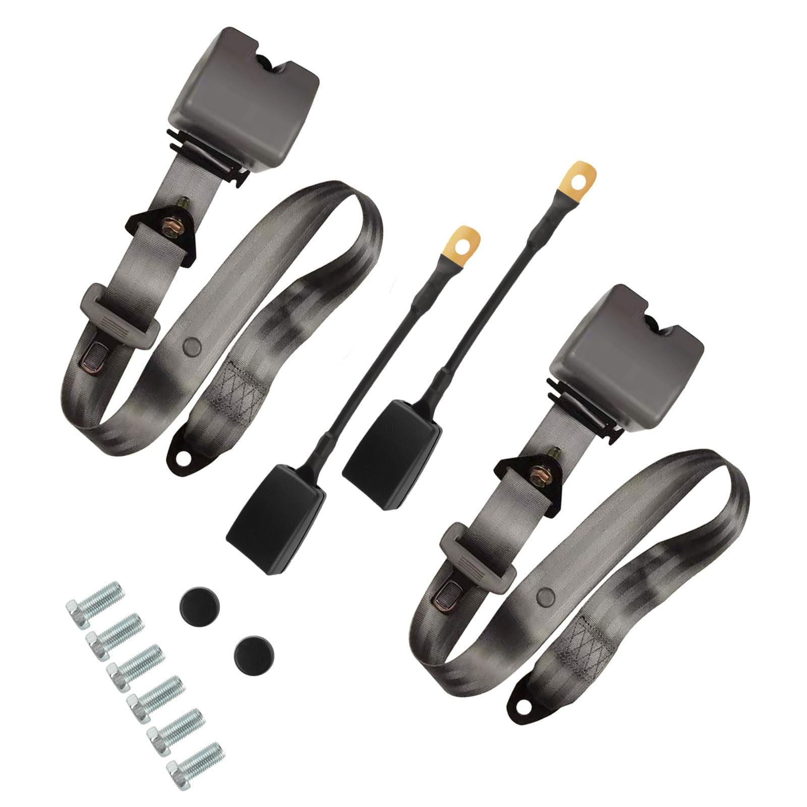 2 Set Universal 3pt Adjustable Retractable Lap Suitable for ...