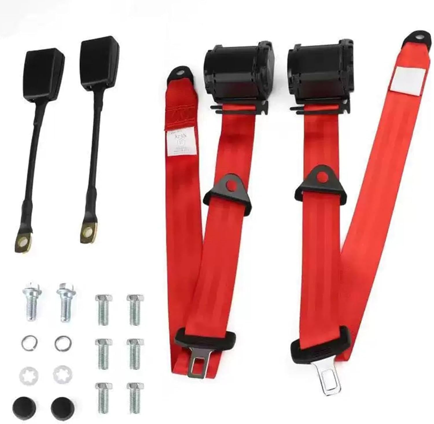 2 Set Universal 3pt Adjustable Retractable Lap Suitable for ...
