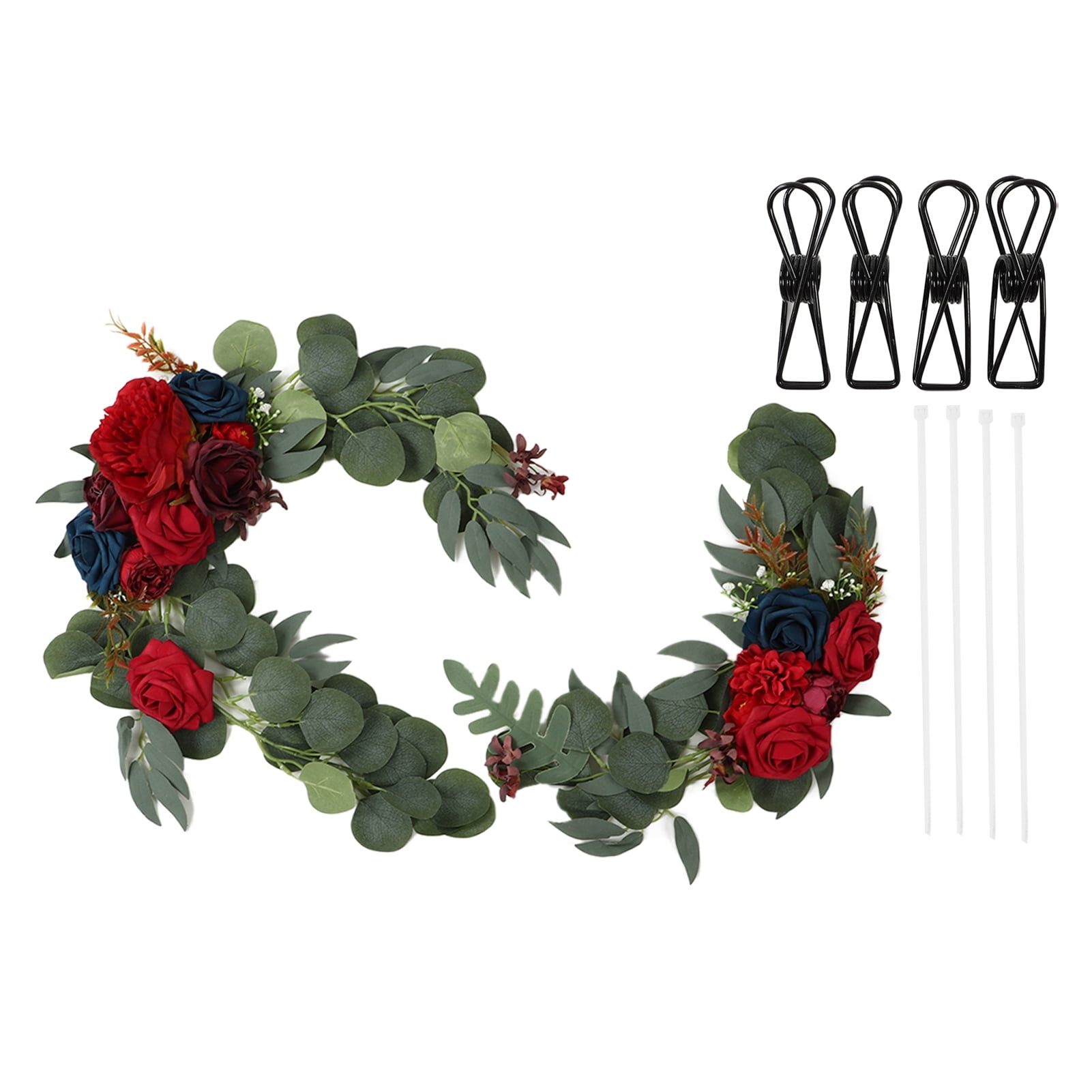 2 Set Wedding Floral Decorations Rose Shape Lifelike Vivid Color ...