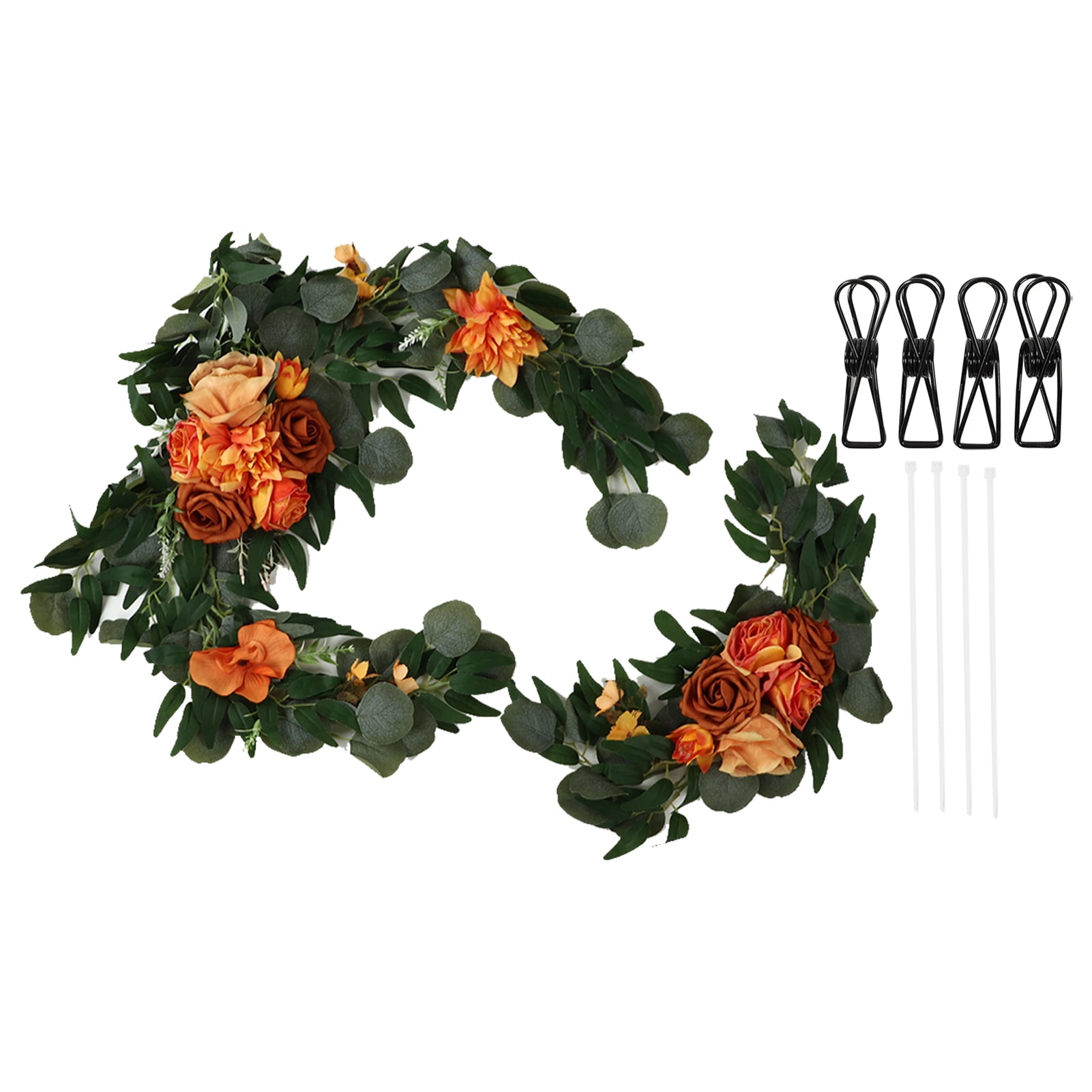 2 Set Wedding Floral Decorations Rose Shape Lifelike Vivid Color ...
