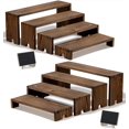 2 Set Widened Display Risers for Vendor Events, Stackable Modular ...
