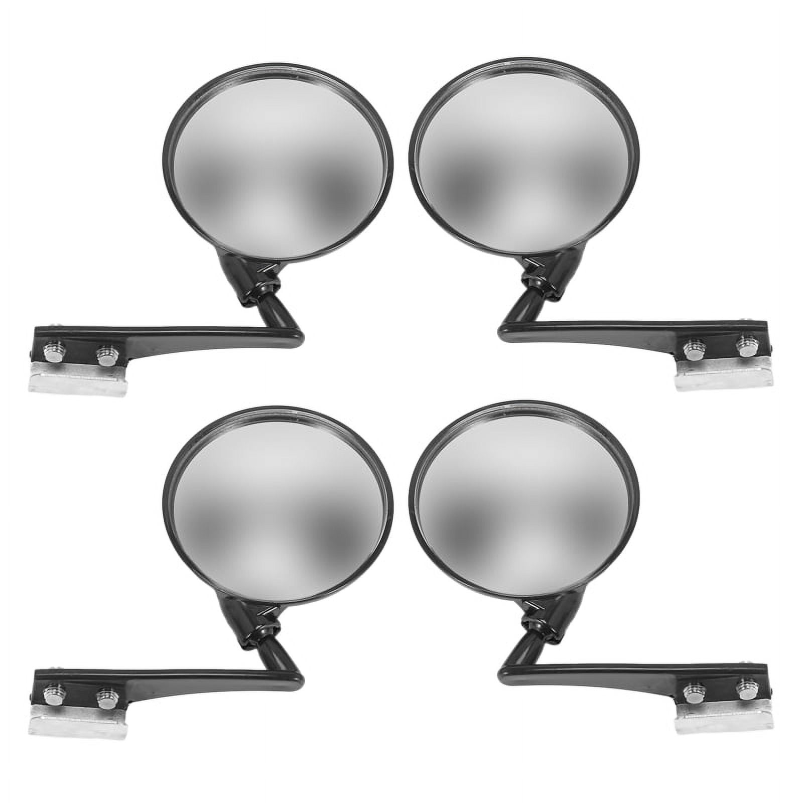 2 Set of 4 Car Blind Spot Mirrors Side Convex Mirror Wide Angle Round ...