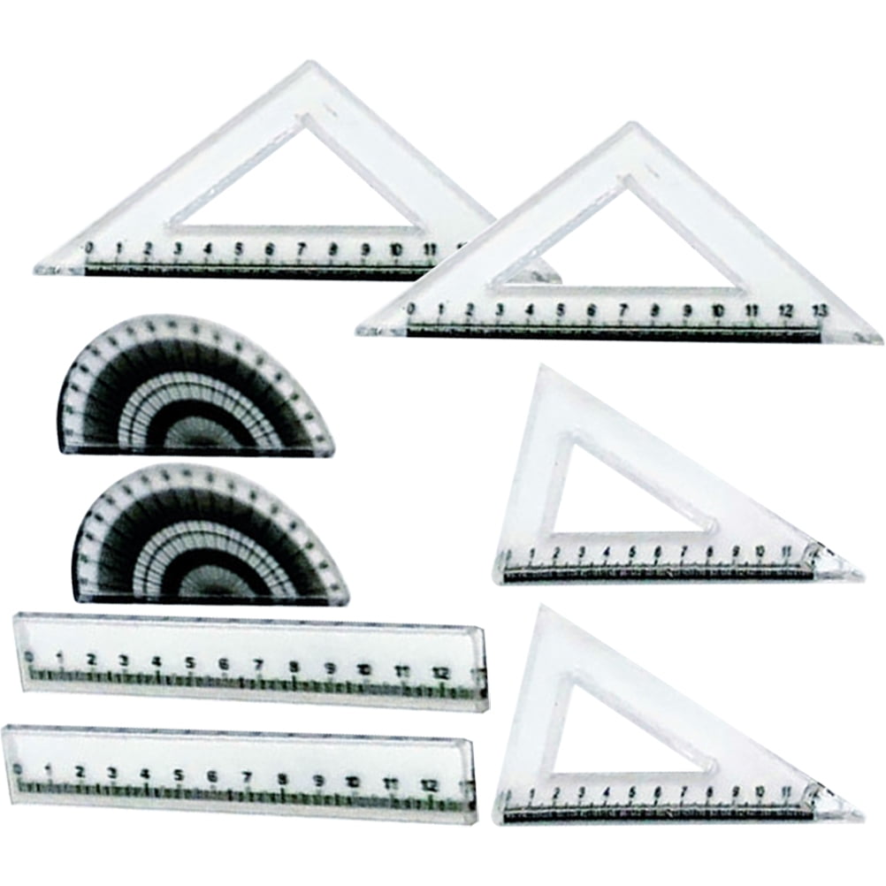 2 Set of Doll House Miniature Rulers Mini House Scale Rulers Miniature ...