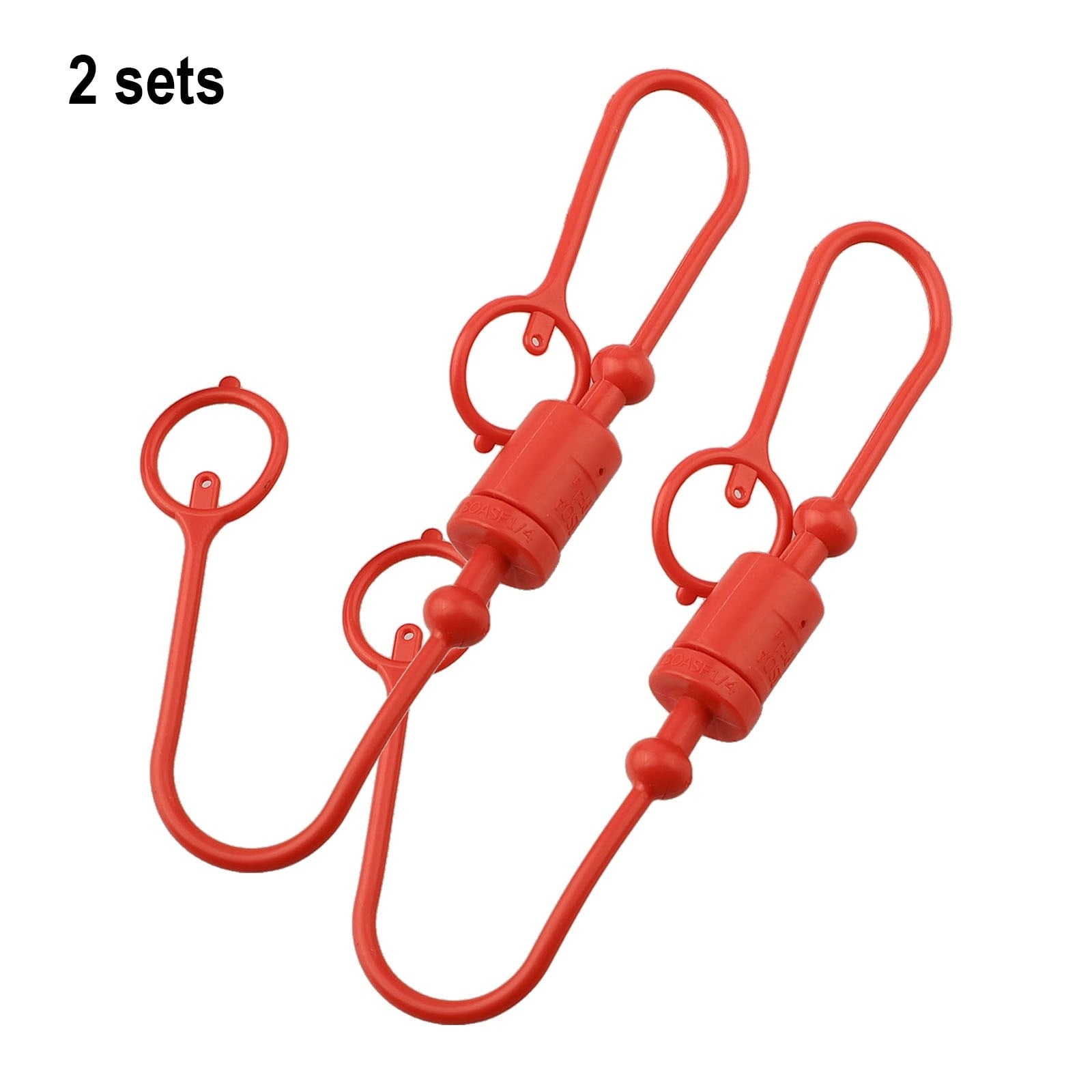 2 Sets 1/4" for Iso-A Hydraulic Coupler Hydraulic Quick Disconnect ...