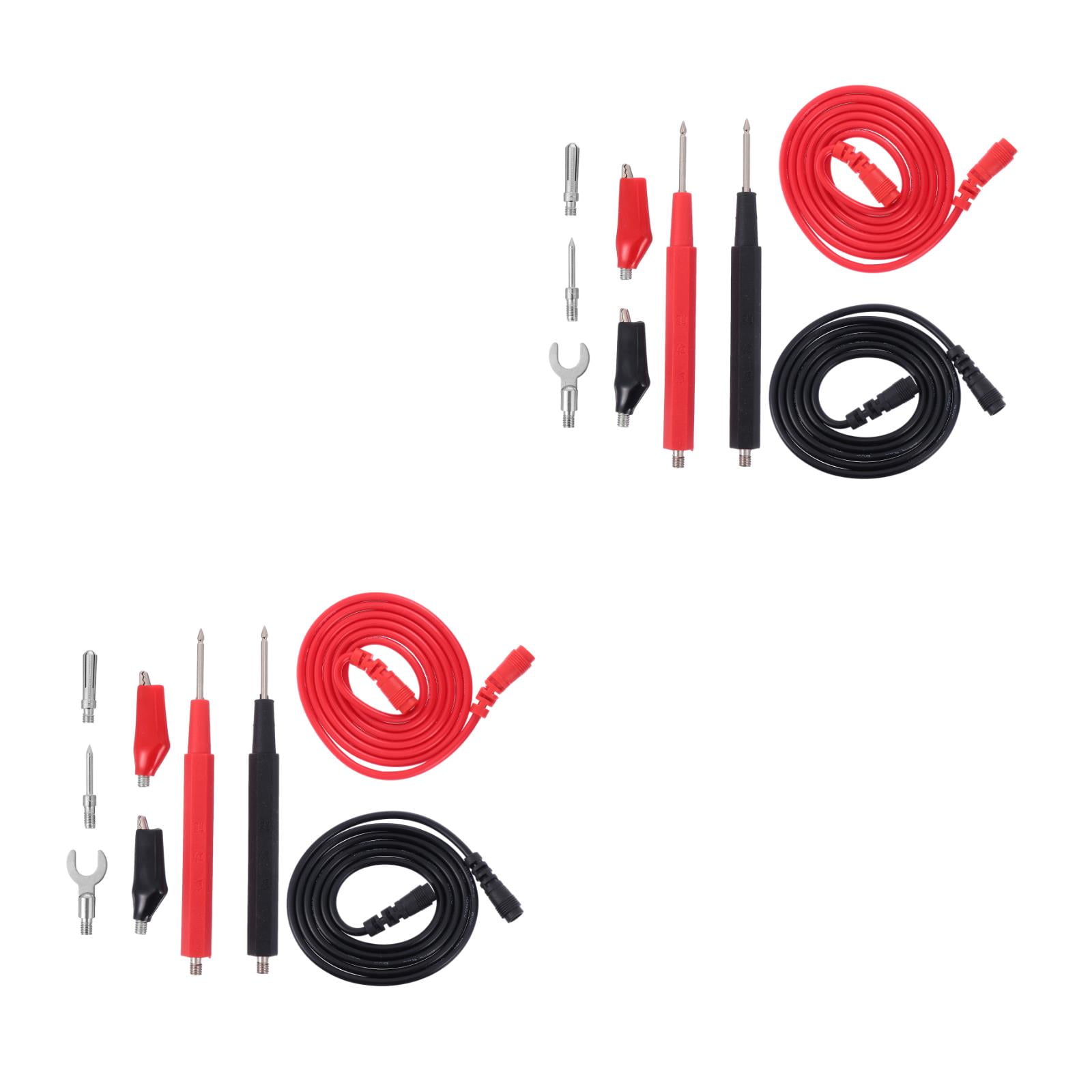 2 Sets 15-in-1 Multimeter Leads Combination Test Cable Universal Meter ...