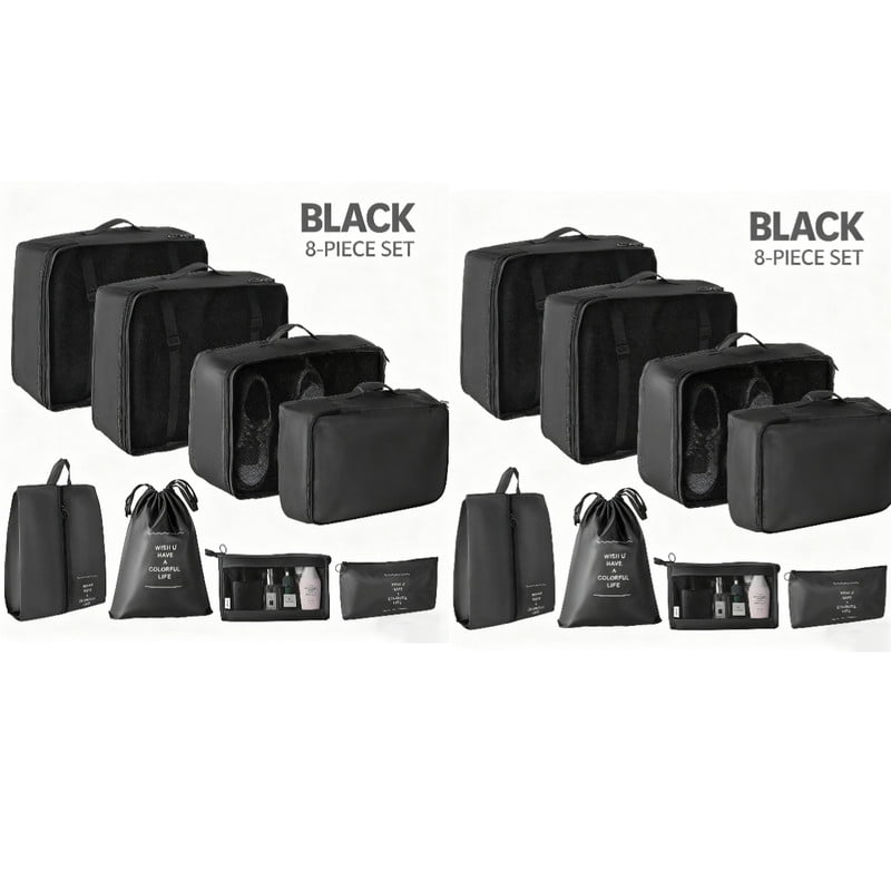 2 Sets (16 Pieces Total) Multi-functional Travel Storage Bag Set ...