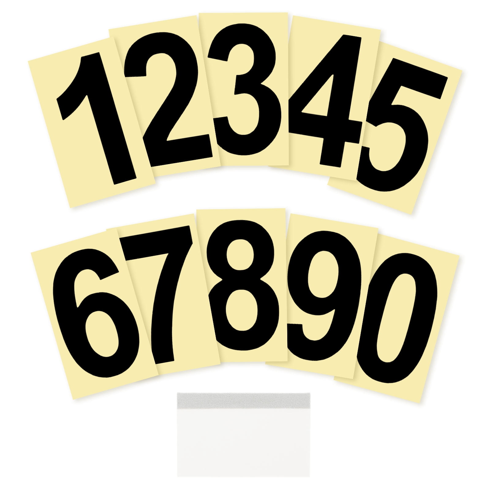 2 Sets/20 Pack Mailbox Numbers for Outside, 3" 0-9 Vinyl Stickers ...