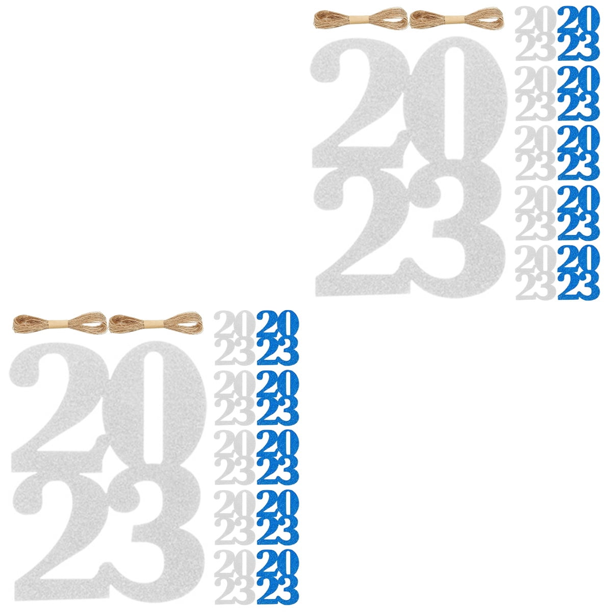 2 Sets 2023 Vase Labels The Gift Graduation Party Decoration Adhesive ...