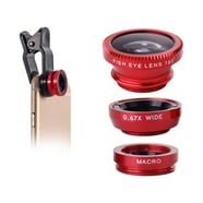 3 in 1 Universal Phone lens kit, Fish Eye Lens + Wide-Angle Lens ...