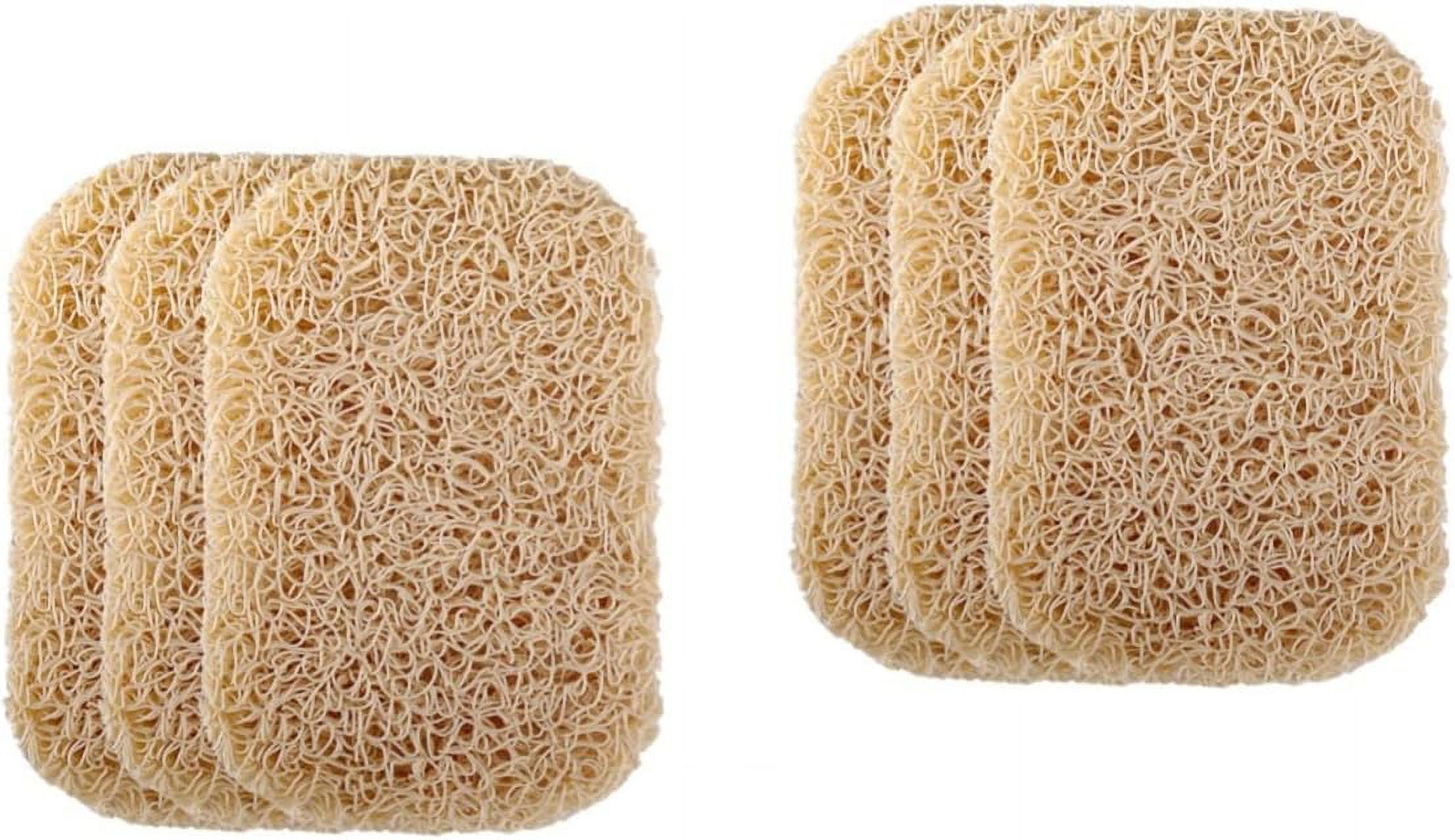 2 Sets 3pcs Soap Pad PVC Soap Tray Soap Dishes Soap Storage Rack Beige ...