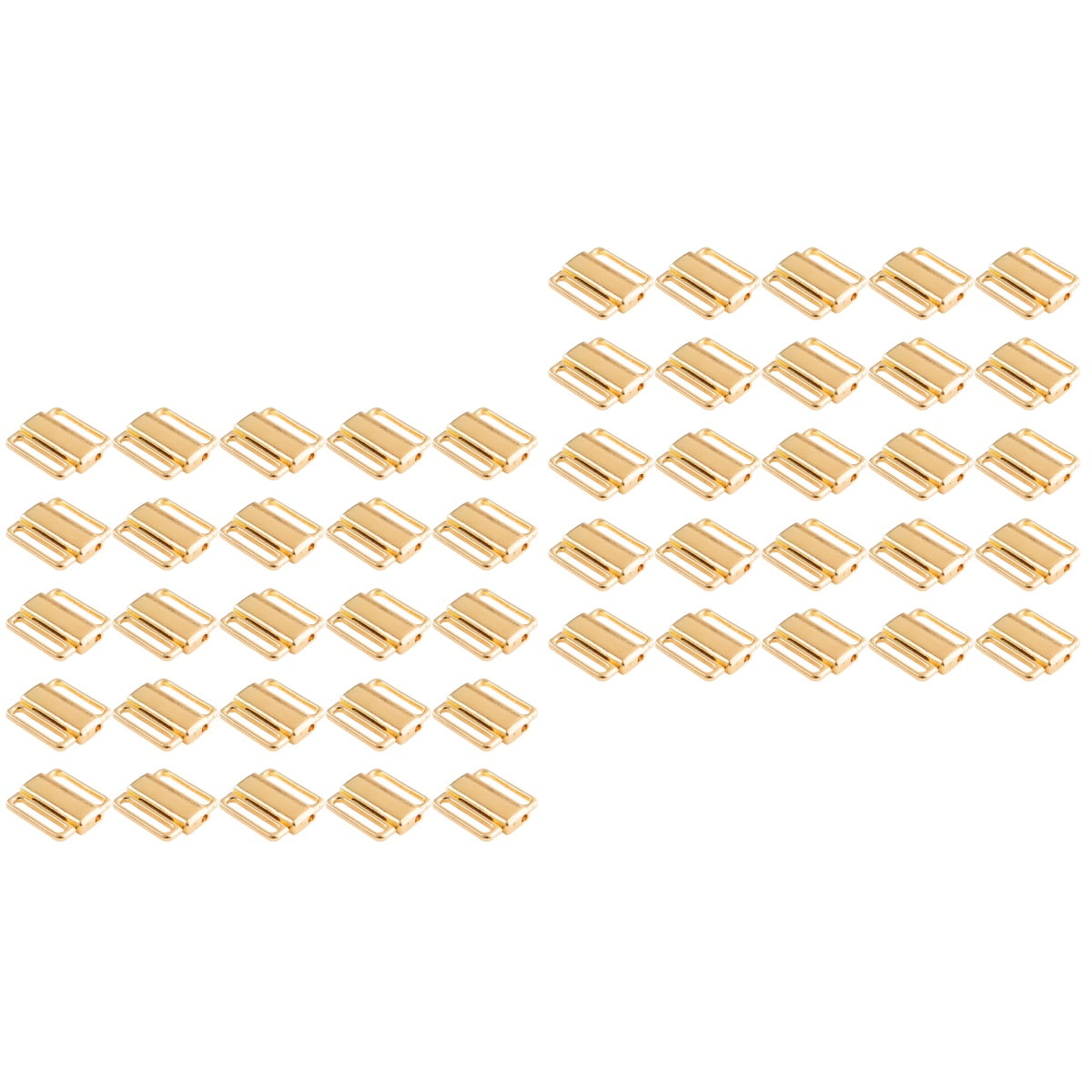 2 Sets 50Pcs Bra Shoulder Strap Buckles Bra Strap Anti-Slip Bra Clip ...