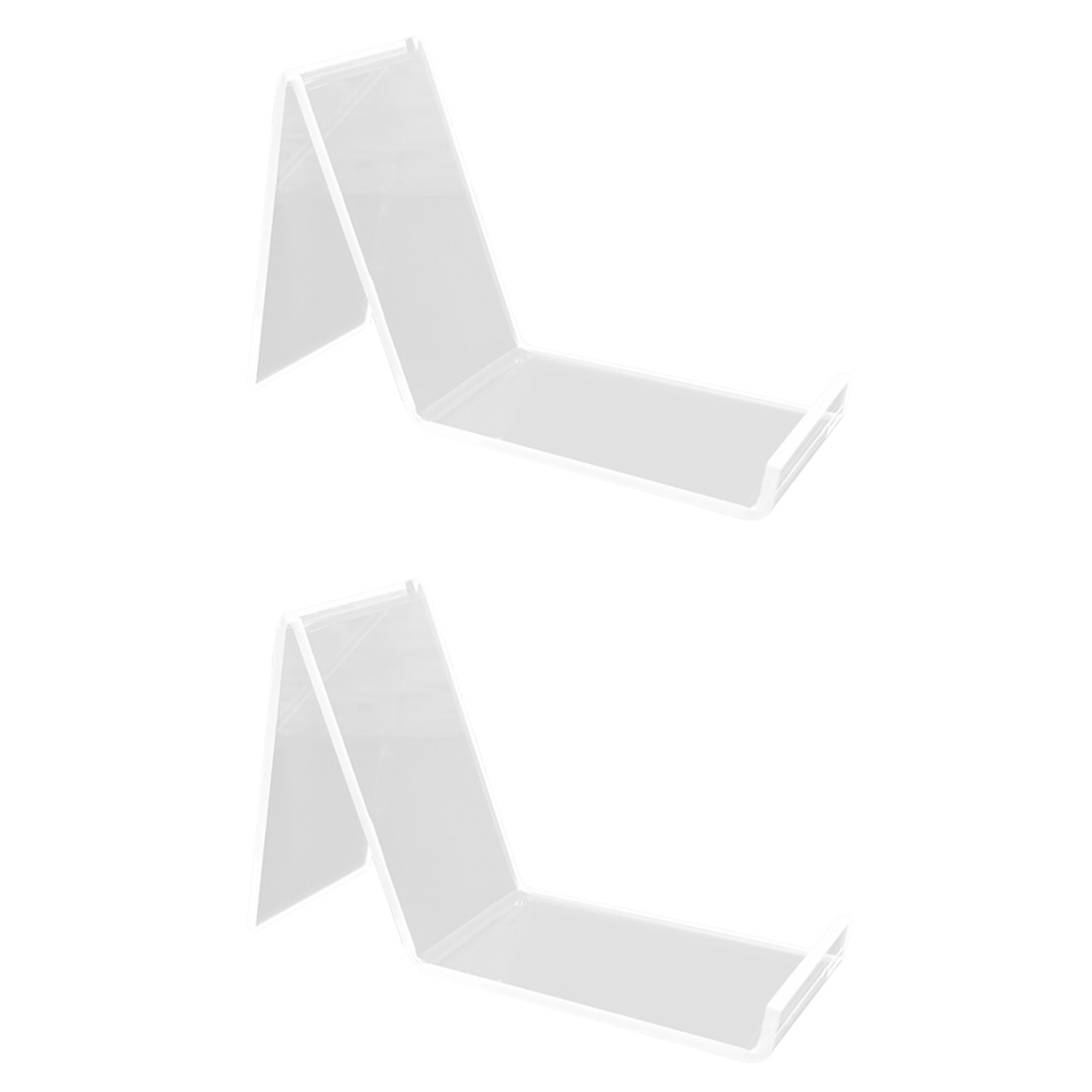 2 Sets 5Pcs Shoe Display Stand Transparent Shoe Display Riser Acrylic ...