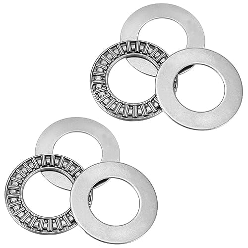 2 Sets AXK2035 Thrust Needle Roller Bearing with Washers, 20 mm Bore ...