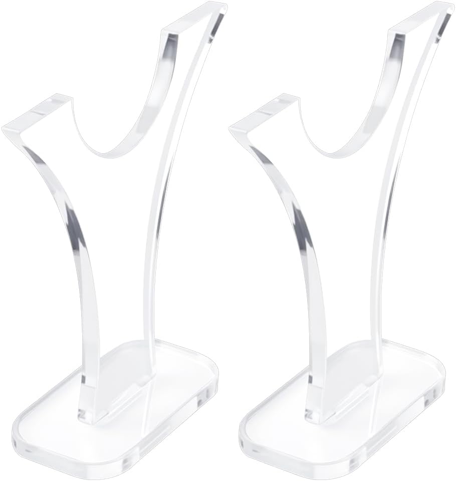2 Sets Acrylic Display Stand Clear Base Collection Display Stands ...