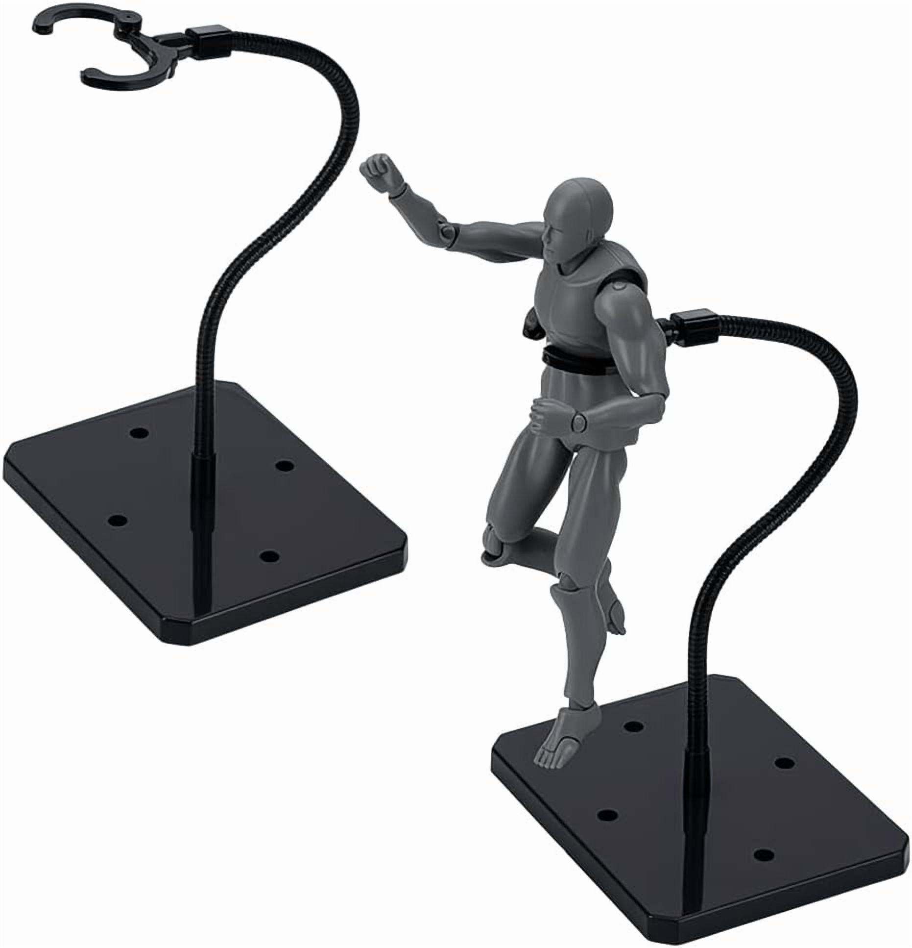 2 Sets Action Figure Display Stands with Adjustable Snake Bones 3.66x2 ...