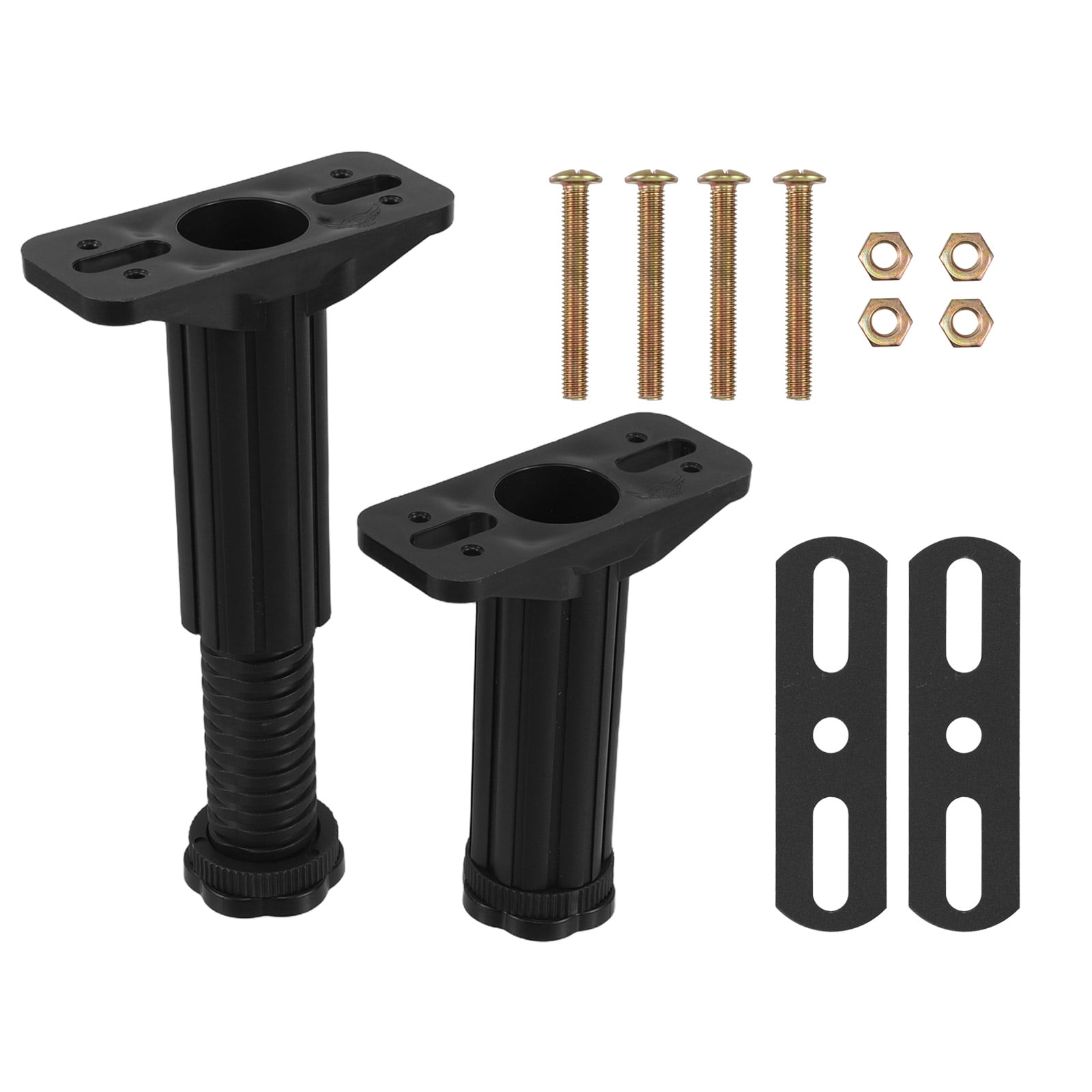 2 Sets Adjustable Bed Frame Support Legs Heavy Duty T Shaped Plastic ...