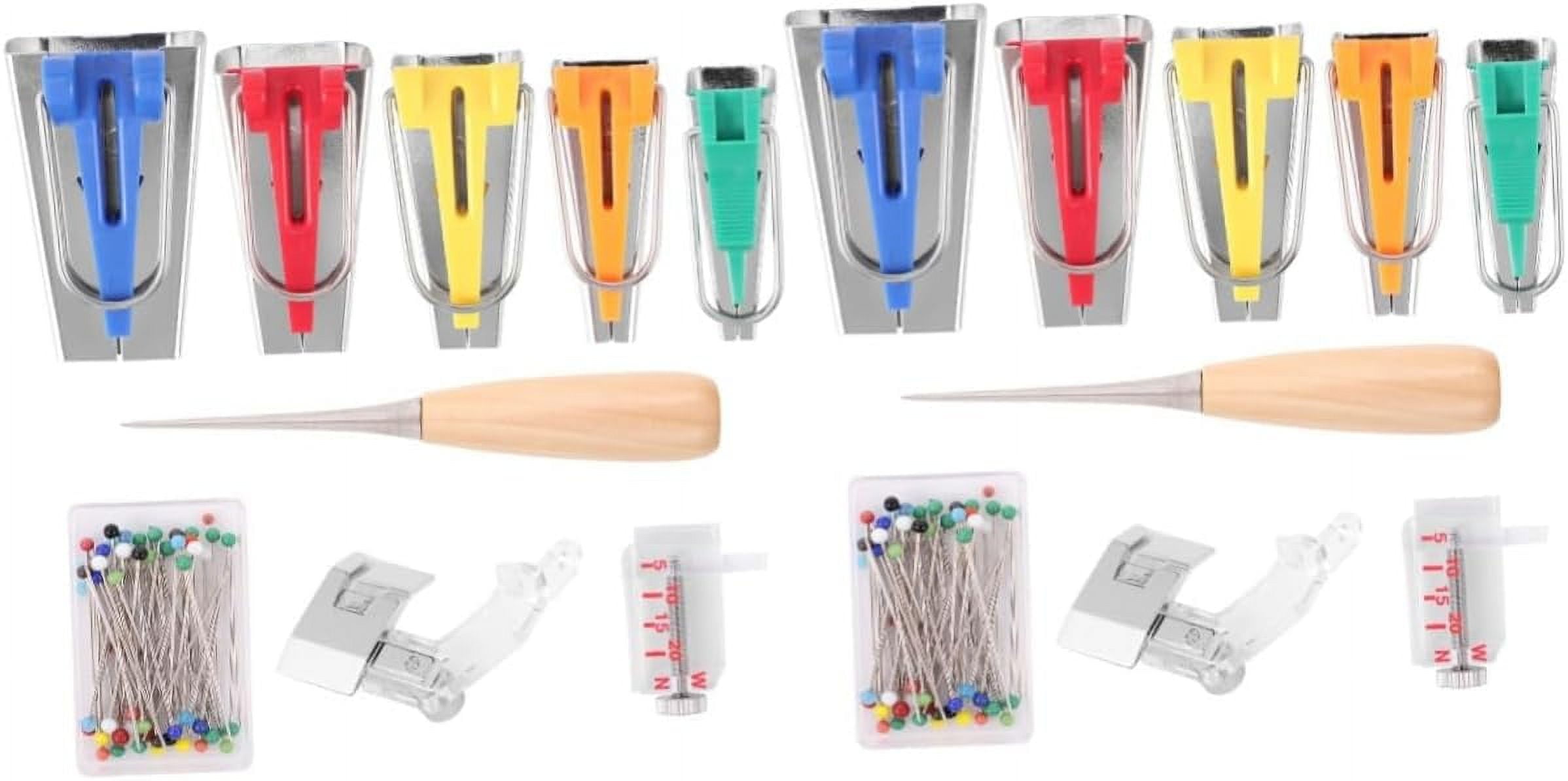 2 Sets Adjustable Binding Clips bias Binding Maker bias Tape Quilting ...