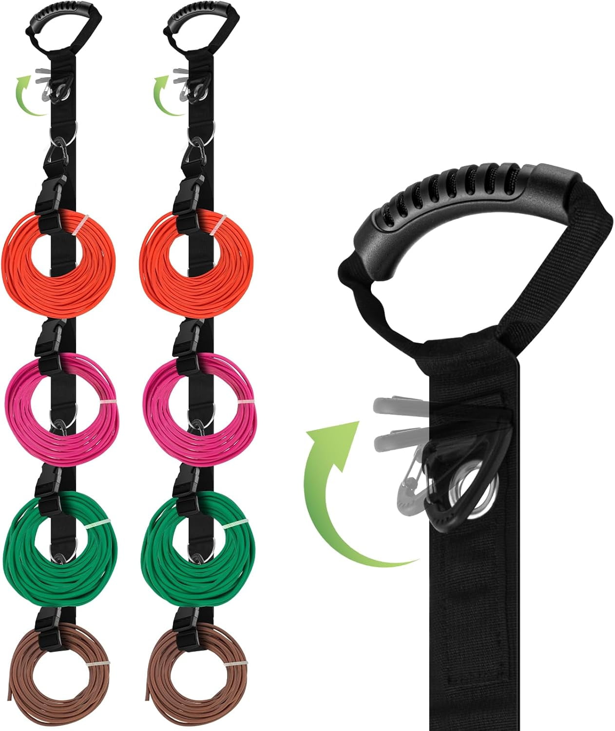 2 Sets Adjustable Extension Cord Organizer Heavy Duty Extension Cord ...