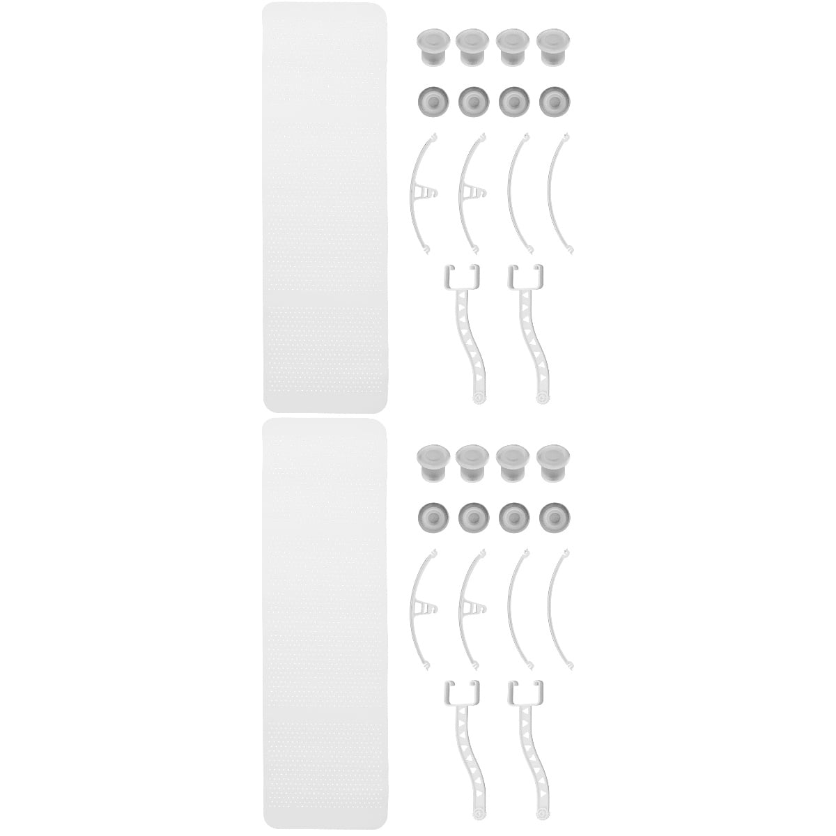 2 Sets Air Conditioner Windshield Home Deflector Cooled Anti Blowing ...