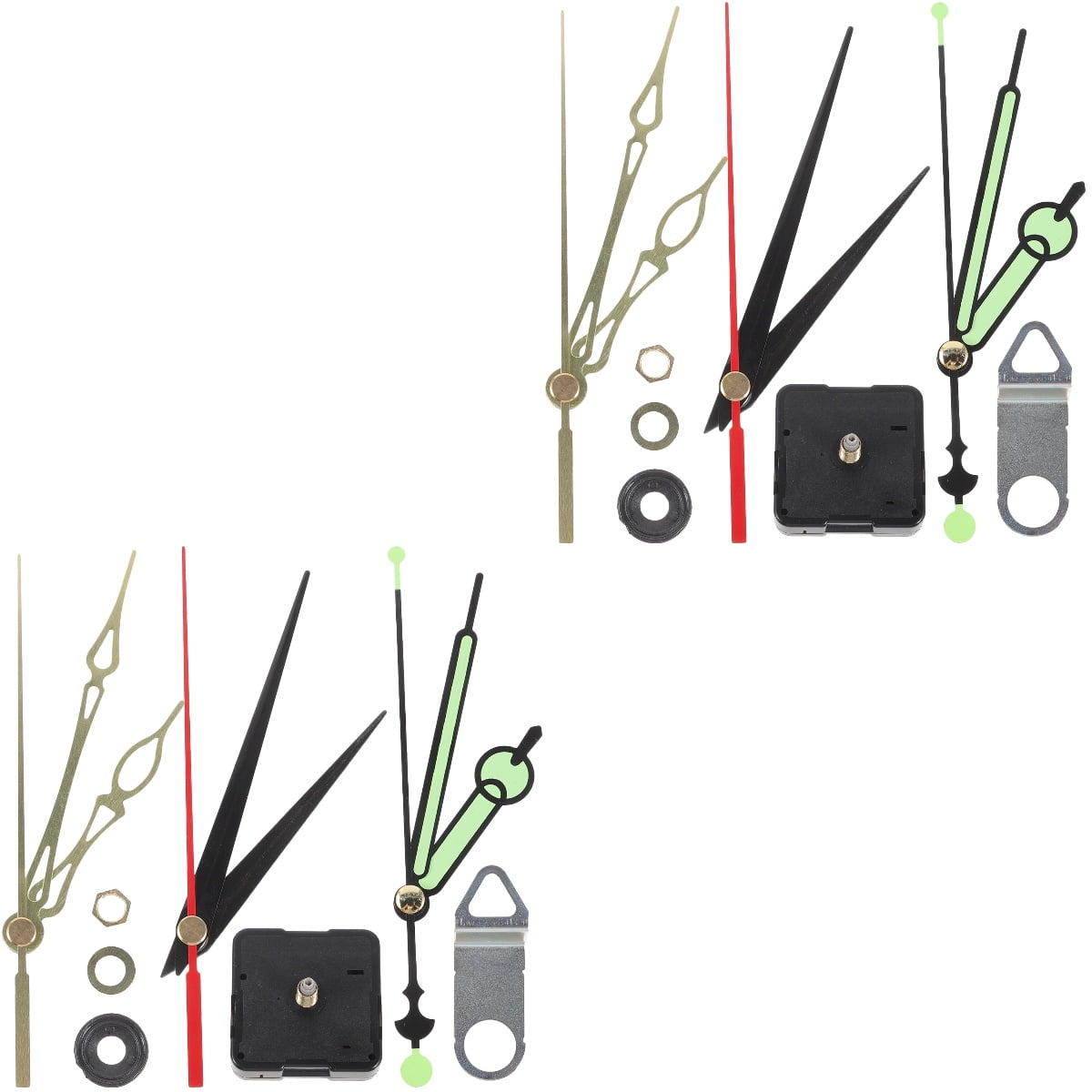 2 Sets Analog Clock Mechanism Watch Movement Accessories Practical ...