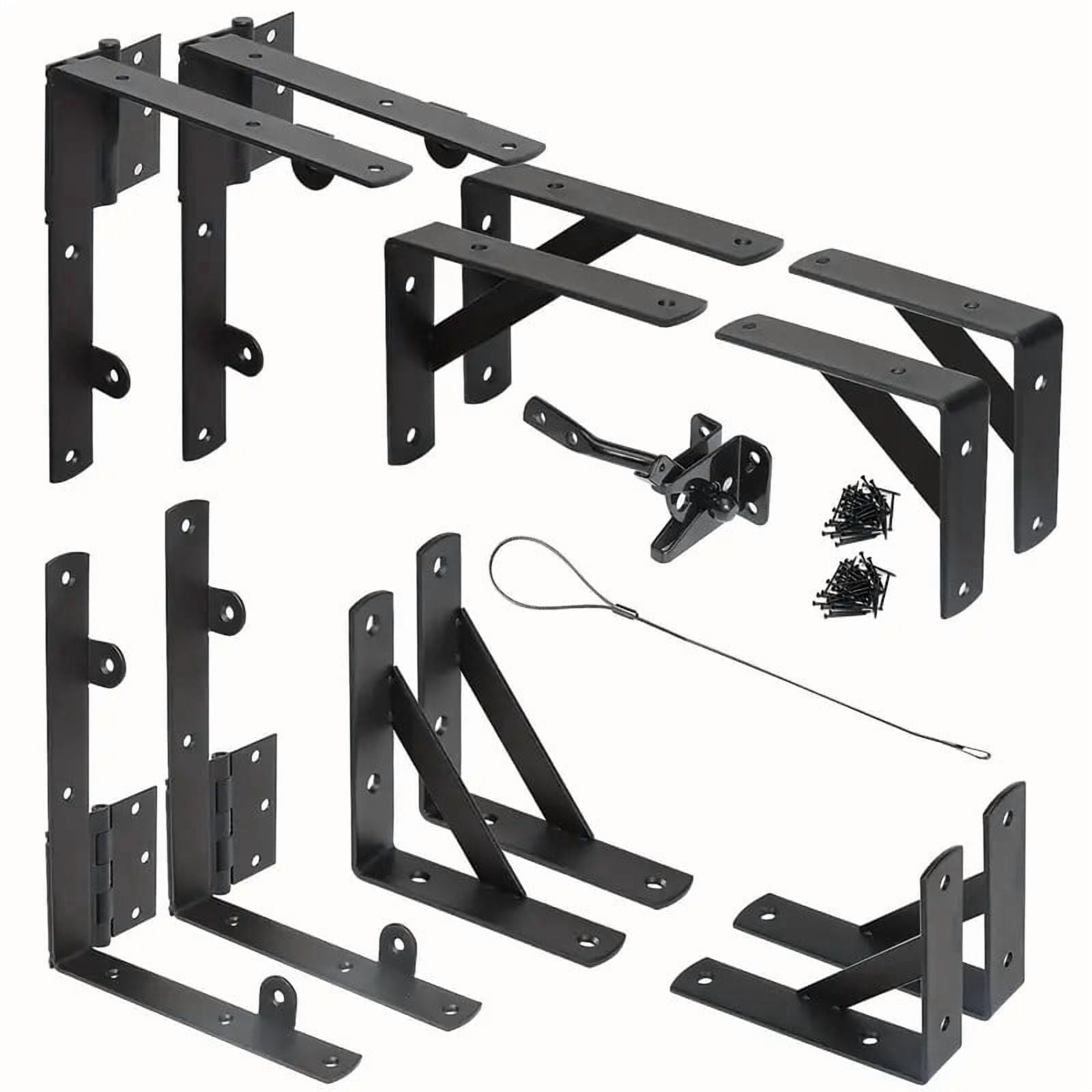 2 Sets Anti-Sag Gate Frame Kit Heavy Duty No Sag Kit Gate Corner Brace ...