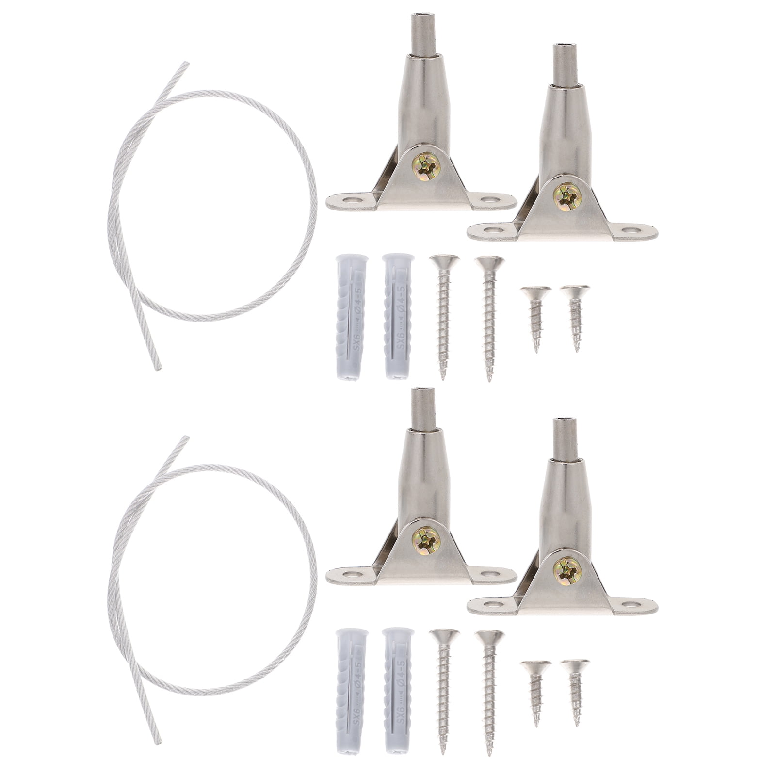 2 Sets Anti Tip Furniture Anchors Earthquake Straps Furniture Wall ...