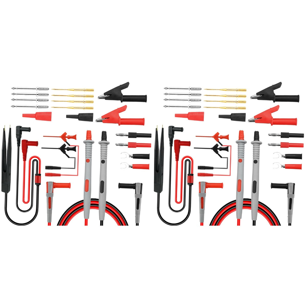 2 Sets Banana Plug Cable Multimeter Accessories Electric Test Tool Kit ...