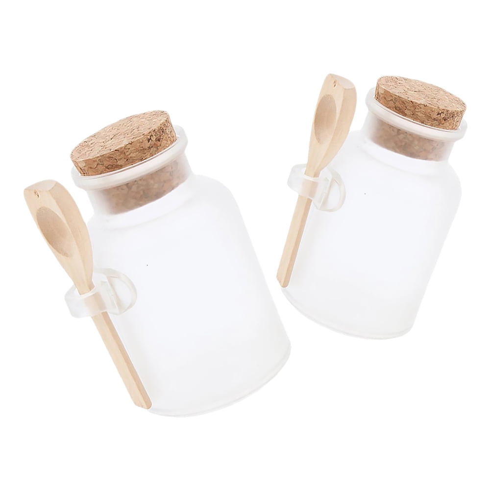 2 Sets Bath Salt Bottle Empty Bottle Mask Powder Bottle Travel ...