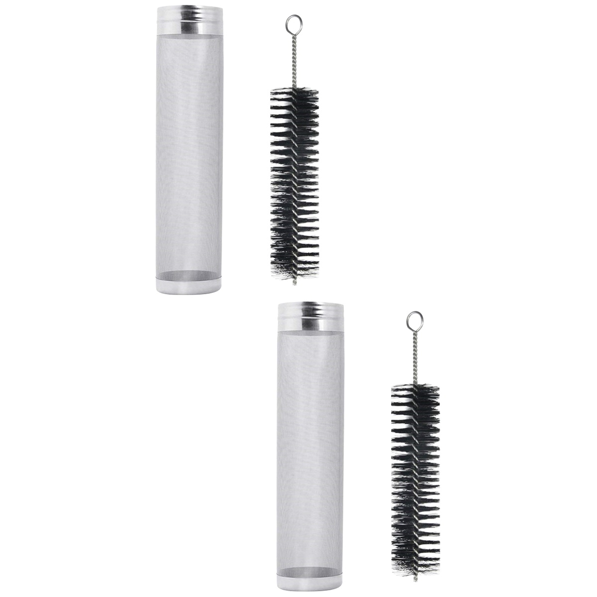 2 Sets Beer Brewing Fitting Hop Filter Stainless Steel Mesh Brewing ...