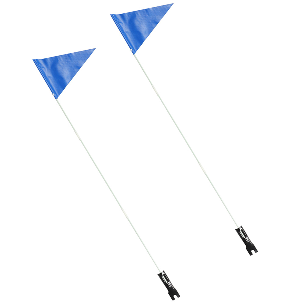 2 Sets Bike Advertising Flag Flag Tail Flags Bike Safety Triangle Flags ...