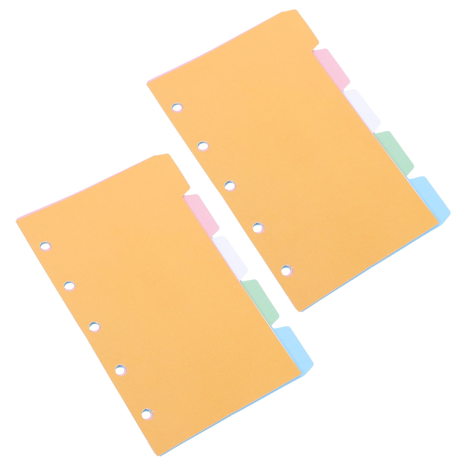 2 Sets Binder Tabs Page Tabs Index Separator Page Office 10.50X6.20X0 ...