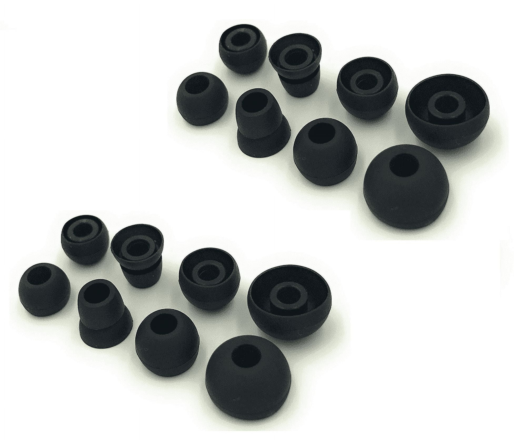 (2 Sets )Black Replacement Earbud Tips for Powerbeats 2 and Powerbeats ...