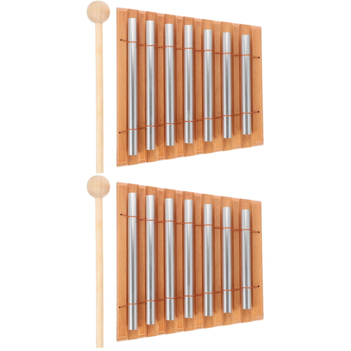 2 Sets Blow Chanter Wind Chime Flute Music Toys Kids Musical ...