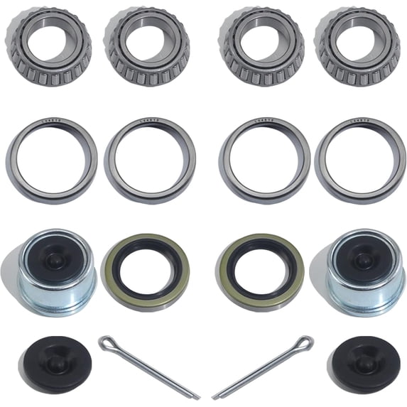 2 Sets Boat Trailer Axle L44643 / L44610 Bearing Kits for 1'' 2000 ...