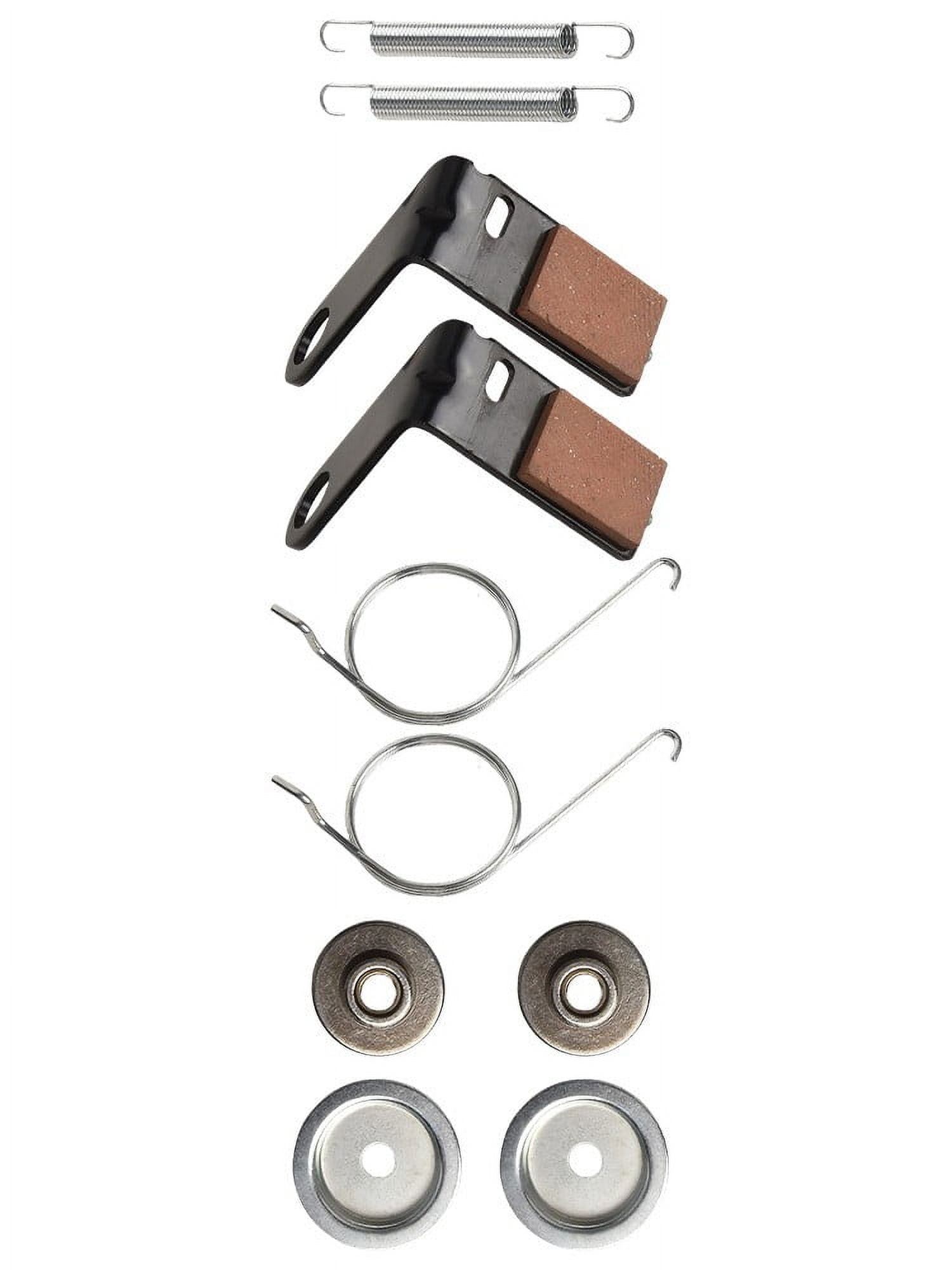 2 Sets Brake Pads Kit with Retainer, Deck Bushings and Tension Springs ...