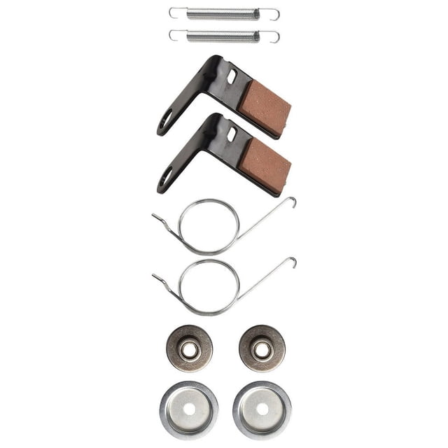 2 Sets Brake Pads Kit with Retainer, Deck Bushings and Tension Springs ...