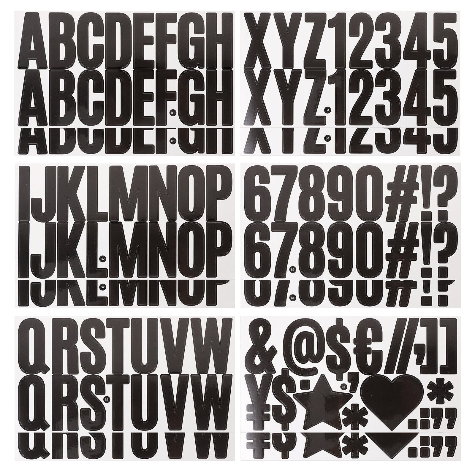 HOMEMAXS Black Self-Adhesive Vinyl Letter Stickers for Women Easy to ...