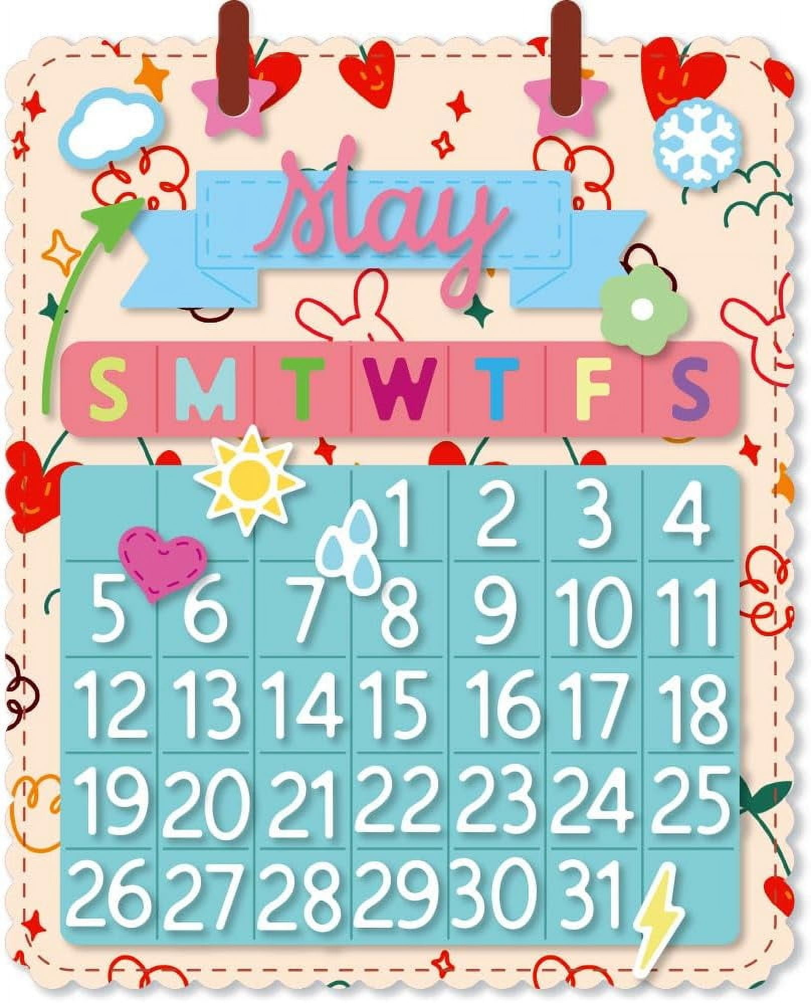 2 Sets Calendar Cutting Dies Card Making Die Cut Planner Calendar ...