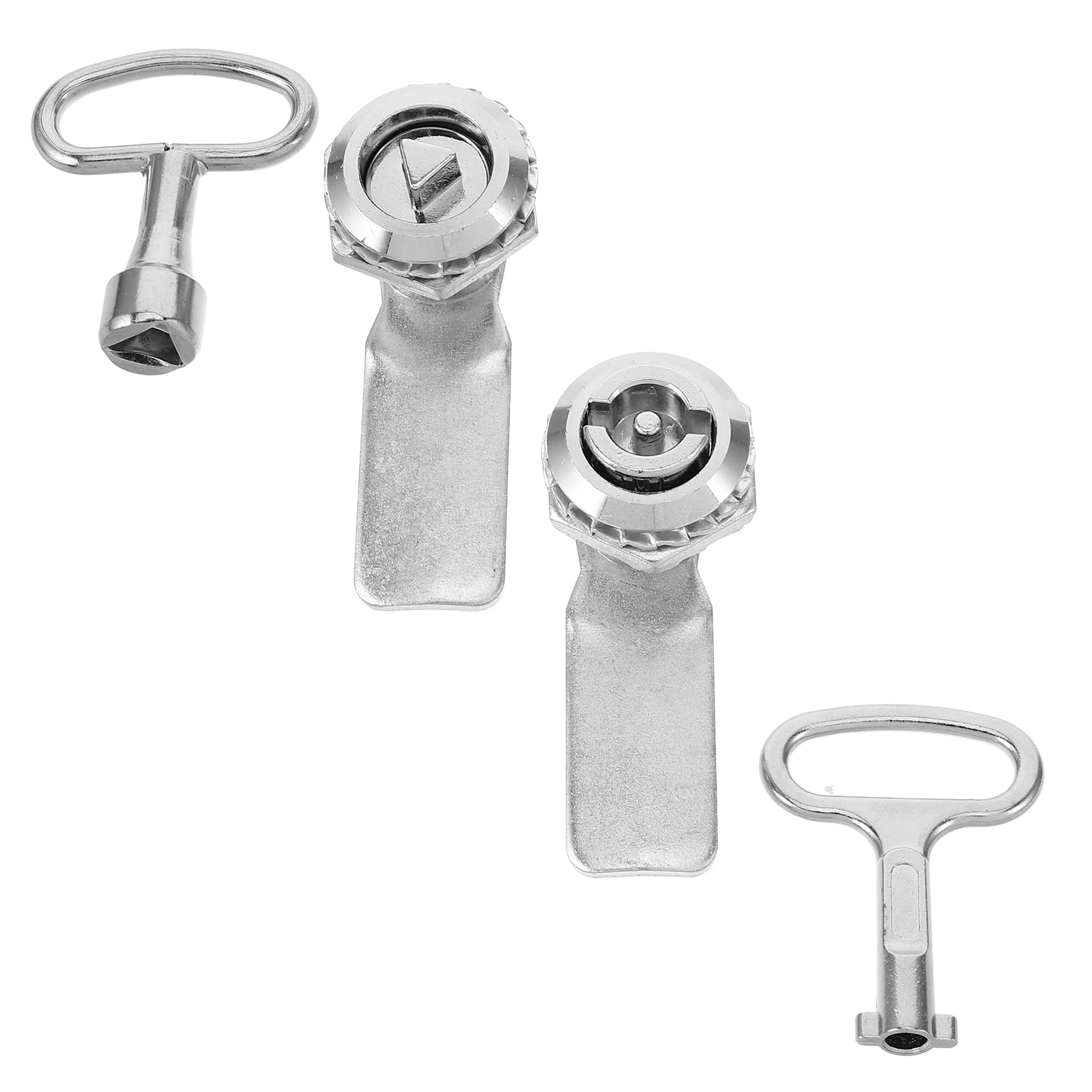 2 Sets Cam Lock with Key Metal Cabinet Lock for File Cabinet Safety ...