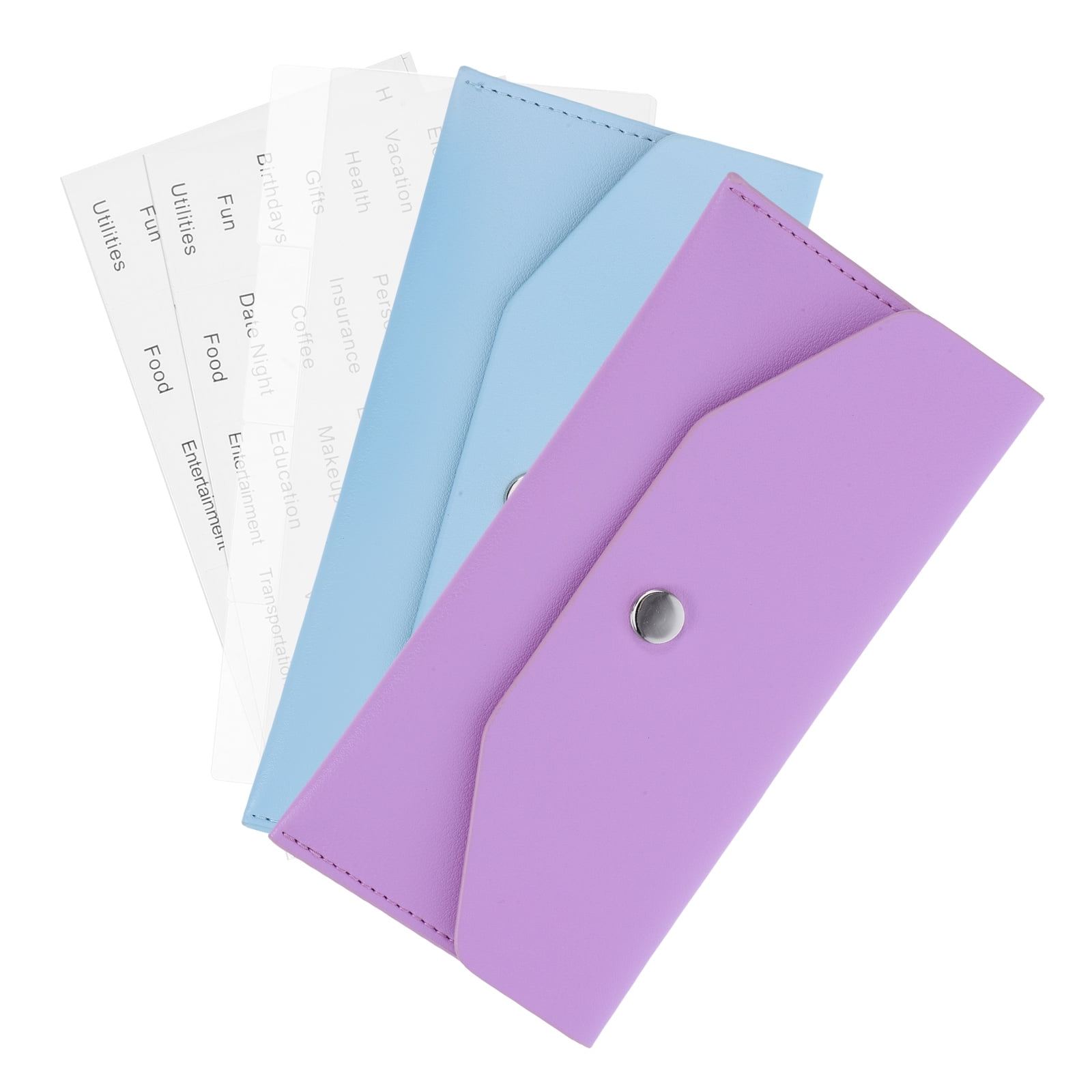 2 Sets Cash Wallet Holder Budgeting Money Holder Cash Check Billing ...