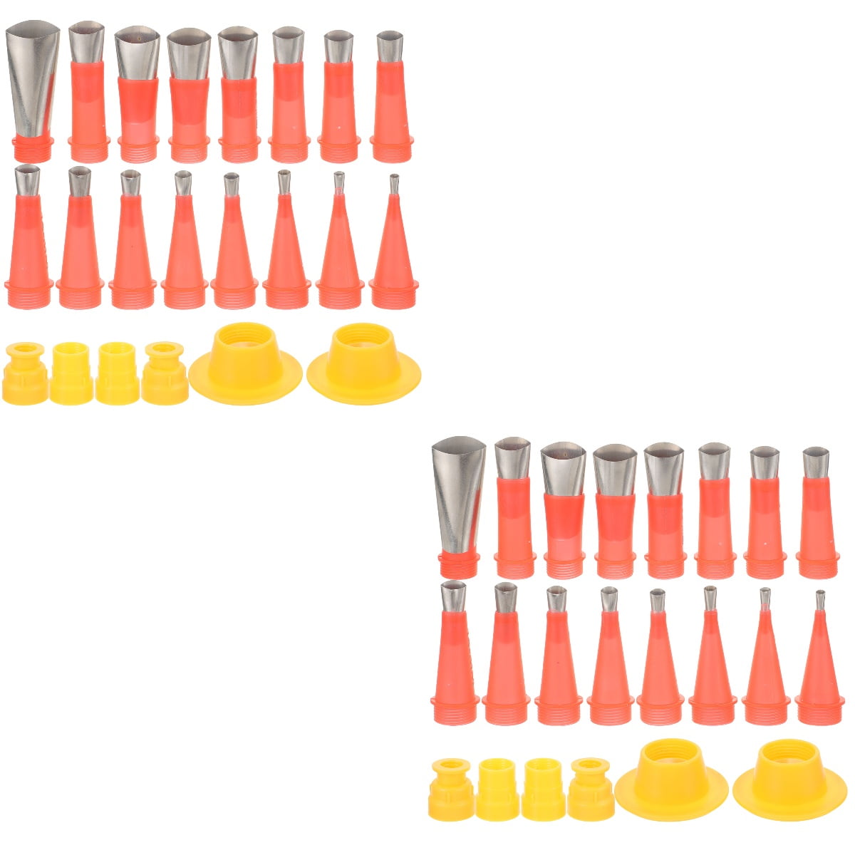 2 Sets Caulking Nozzle Applicator Finishing Tool Caulk Kit Caulking ...