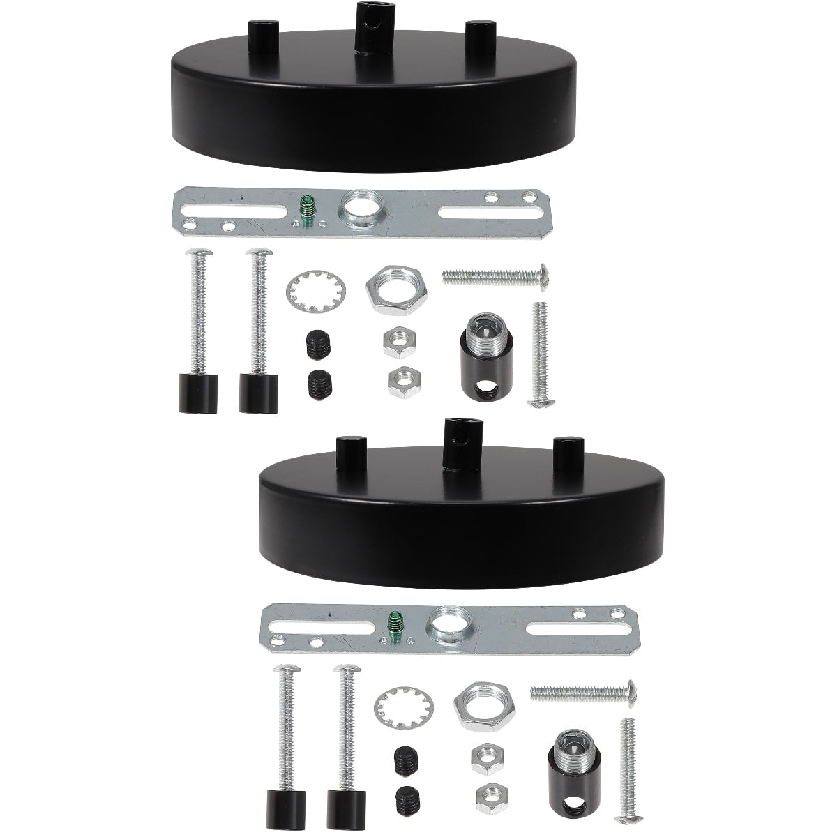 2 Sets Ceiling Cover Plate Pendant Light Kit Light Fixture Mounting ...